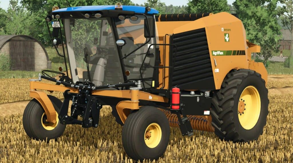 FS25 Lizard Agriflex Self Propelled Baler v1 (1) - Farming simulator 19 / 17 / 15 Mod