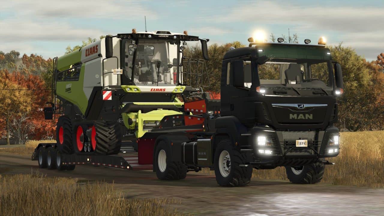FS25 MAN TGS 18.500 4×4 V1 (2) - Farming simulator 19 / 17 / 15 Mod