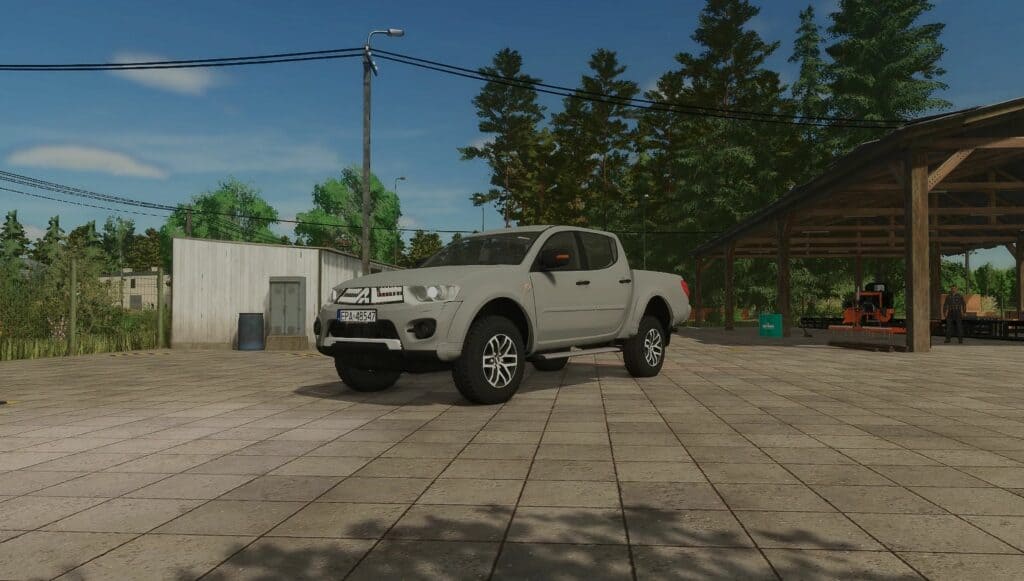 FS25 Mitsubishi l200 seria 4 v1.0 - FS 25 Cars Mod Download