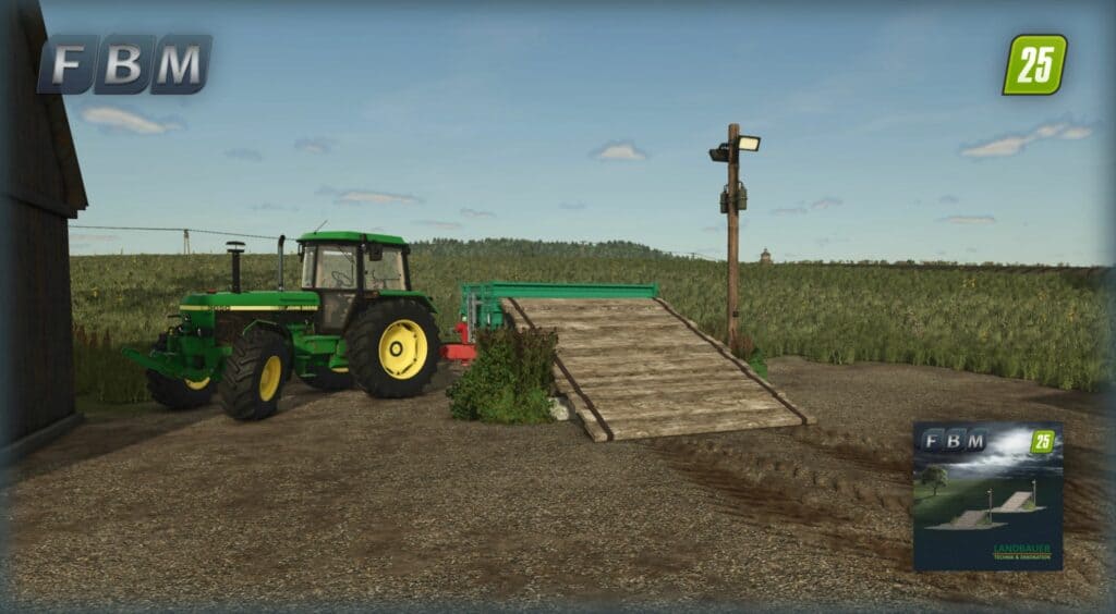 FS25 Old loading ramps V1.0 - FS 25 Objects Mod Download