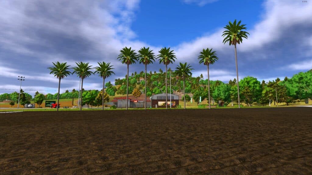 FS25 Palm tree pack V1.0 - FS 25 Objects Mod Download