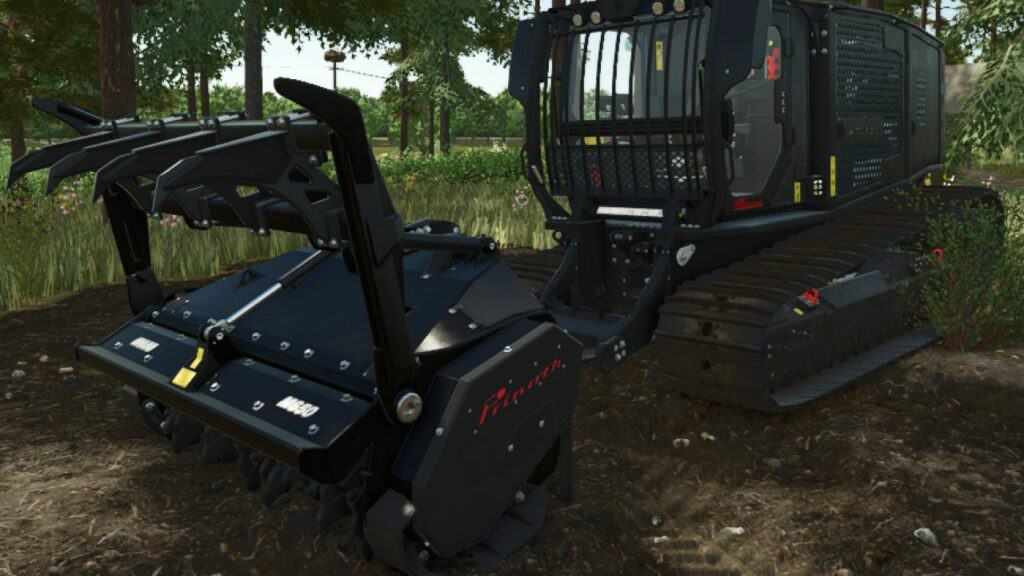 FS25 Prinoth Raptor 300 w/ Grizzly M650m V1.0 - FS 25 Forestry Mod Download