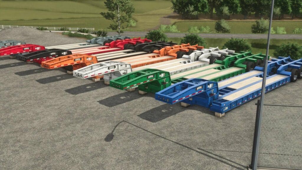 FS25 Rogers SP50 Lowboy v1 (1) - Farming simulator 19 / 17 / 15 Mod