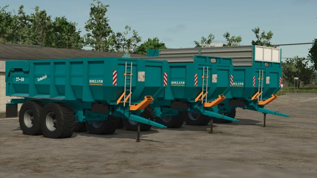 FS25 Rolland Turboclassic 27-40 V1.0 - FS 25 Trailers Mod Download