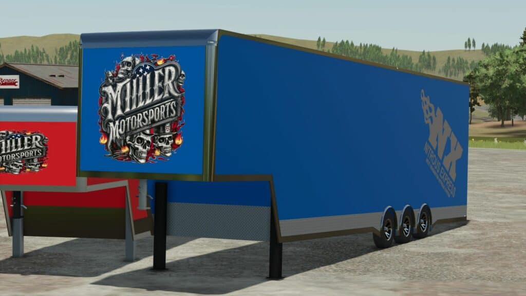 FS25 Semi-trailer for the transport of racing cars V1.0 - FS 25 ...