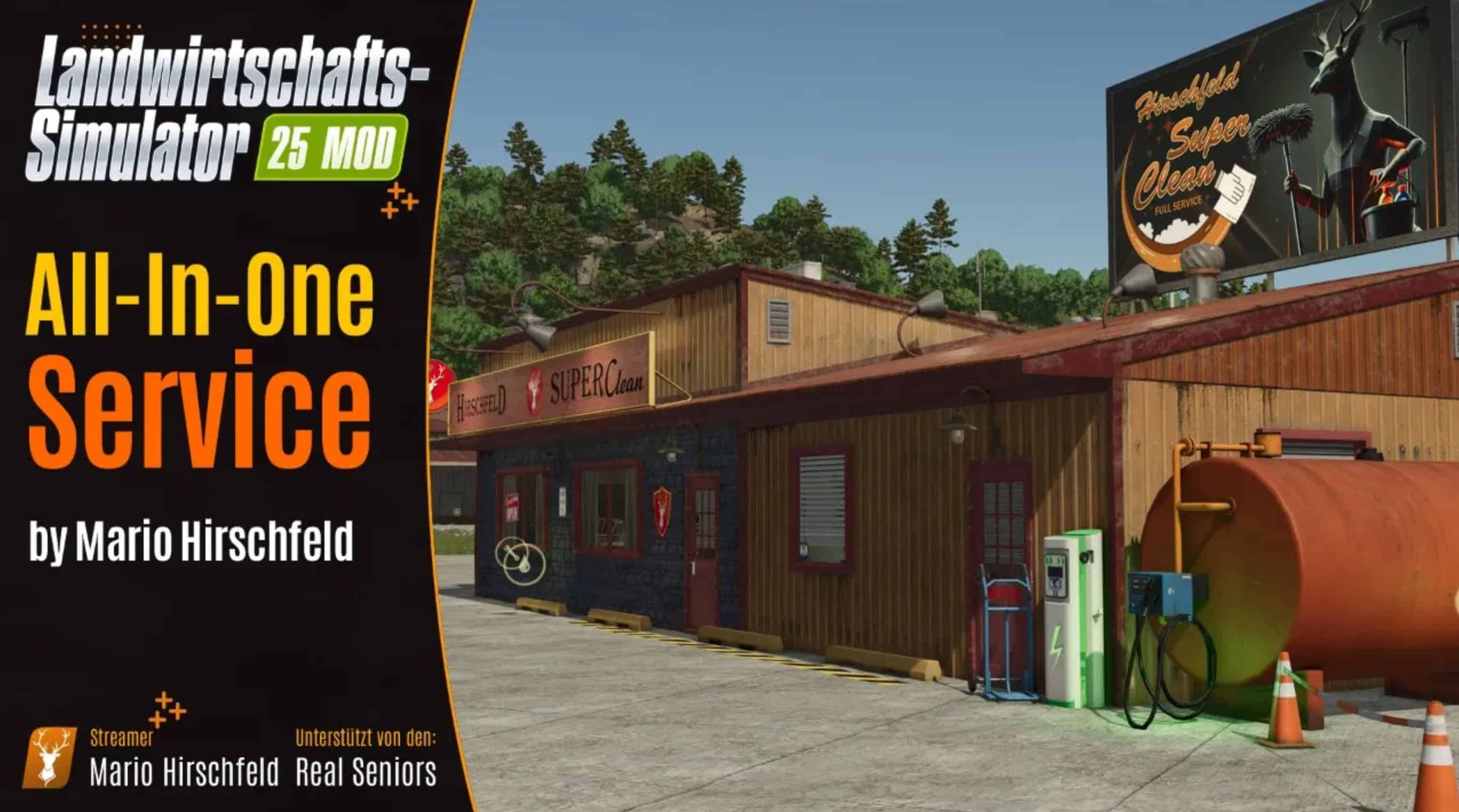 FS25 SuperClean – AIO Service V0.1.1 - FS 25 Objects Mod Download