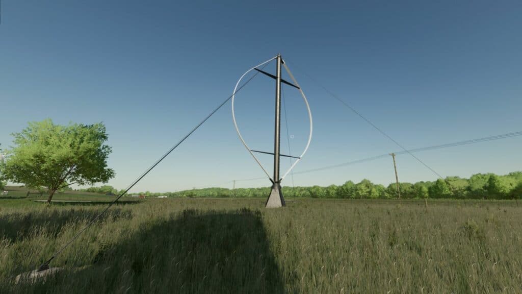 FS25 Vertical Axis Wind Turbines V1.0 - FS 25 Objects Mod Download