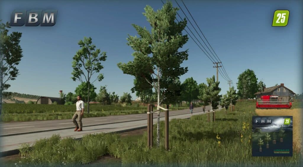 FS25 Young trees V1 (1) - Farming simulator 19 / 17 / 15 Mod