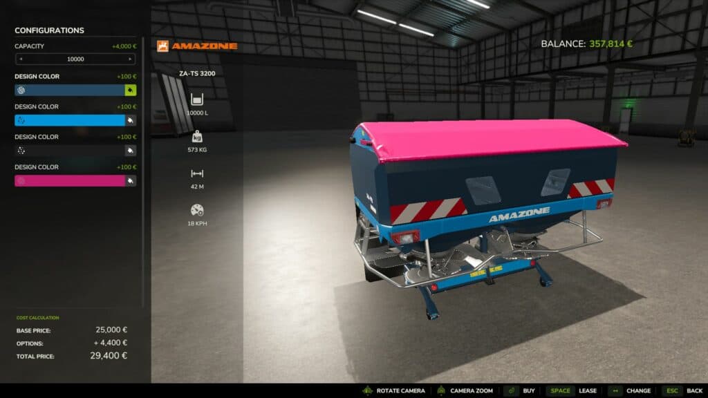 FS25 Amazone Spreaders Pack V1 (4) - Farming simulator 19 / 17 / 15 Mod