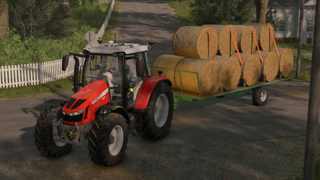 FS25 Bale Trailer v1.0 - FS 25 Trailers Mod Download