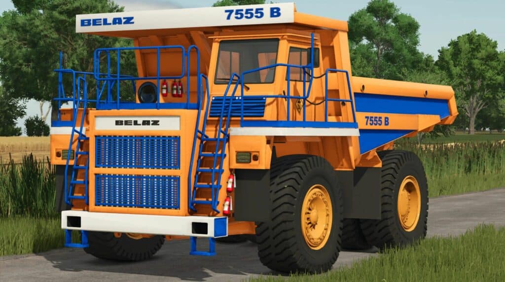 FS25 Belaz 7555 Mining Truck v1.0 - Farming simulator 19 / 17 / 15 Mod