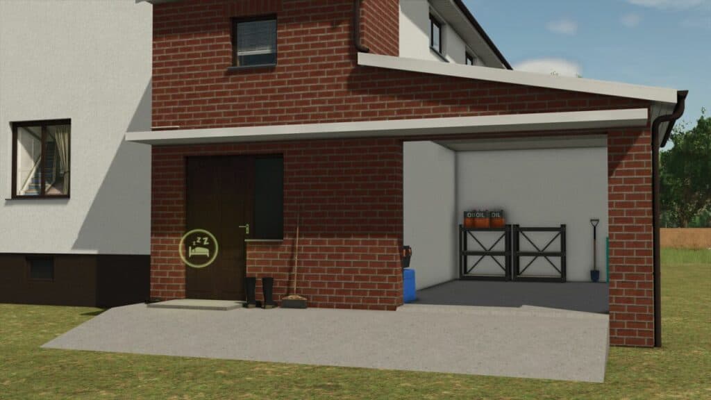 FS25 Big White Farmhouse V1 (3) - Farming simulator 19 / 17 / 15 Mod