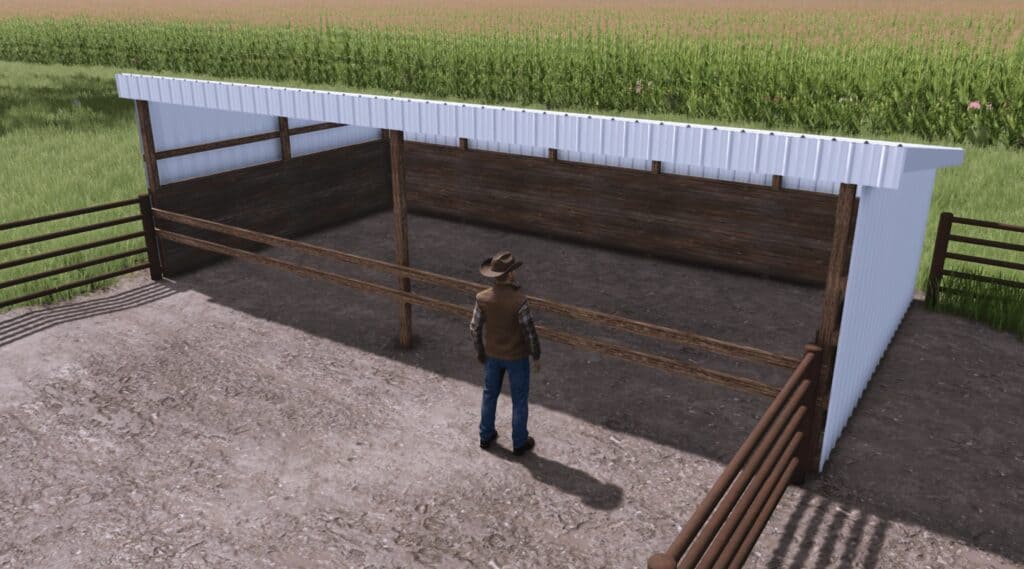 FS25 Calf Shelter V1 (2) - Farming simulator 19 / 17 / 15 Mod