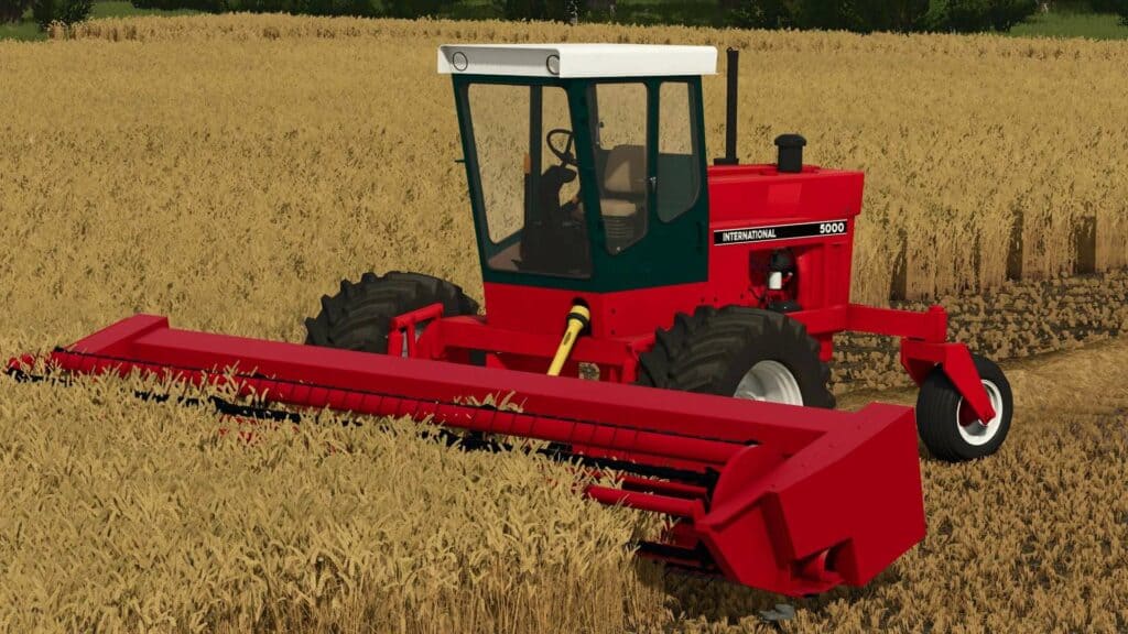 FS25 Case IH 5000 Swather v1.0 - FS 25 Combines Mod Download