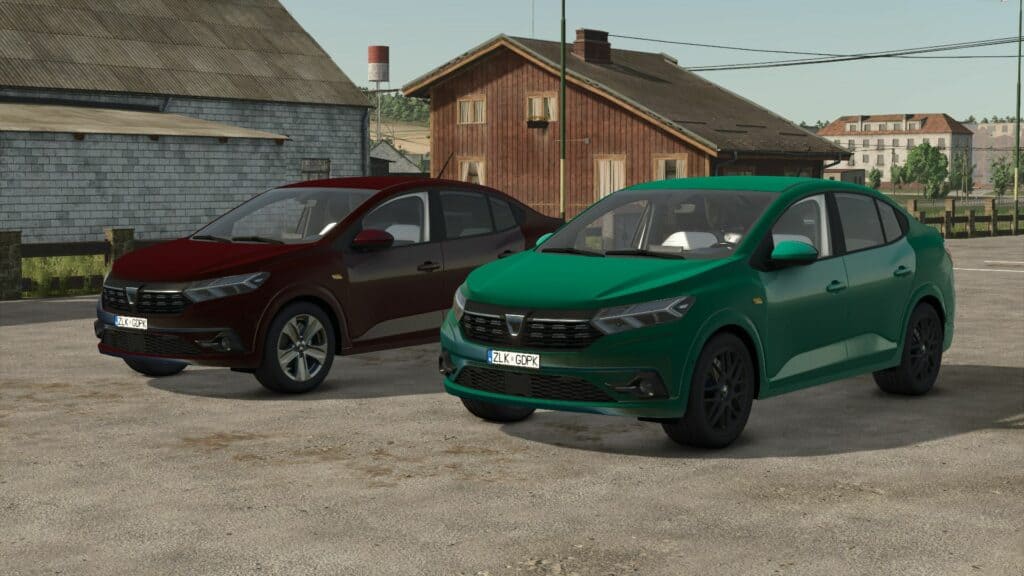 FS25 Dacia Logan v1.0 - FS 25 Cars Mod Download