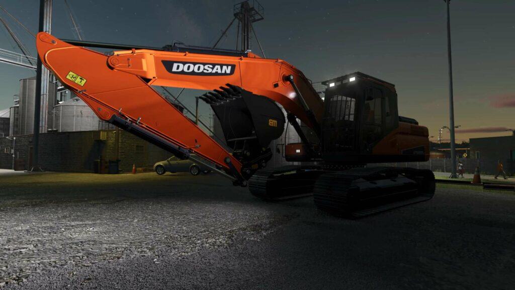 FS25 Doosan DX225 LC-5 v1.0 - FS 25 Forklifts / Excavators Mod Download