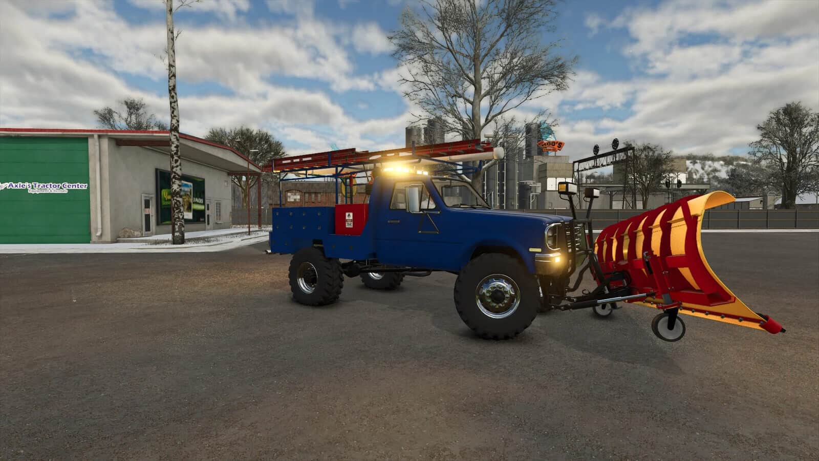 FS25 Flatbed Service Truck V1 (4) - Farming simulator 19 / 17 / 15 Mod