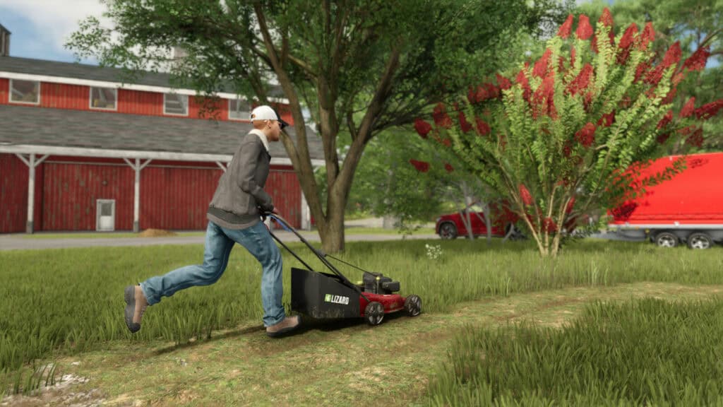 FS25 Hand Lawn Mower v1 (5) - Farming simulator 19 / 17 / 15 Mod