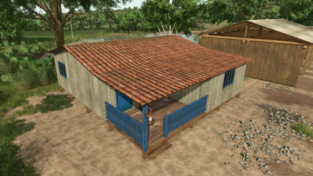 FS25 Houses Deep Ranch v1.0 - FS 25 Buildings Mod Download