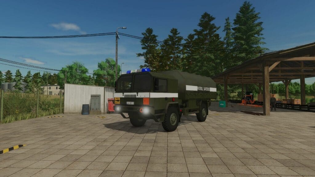 FS25 Jelcz P442 Patrol Saperski V1.0 - FS 25 Vehicles Mod Download