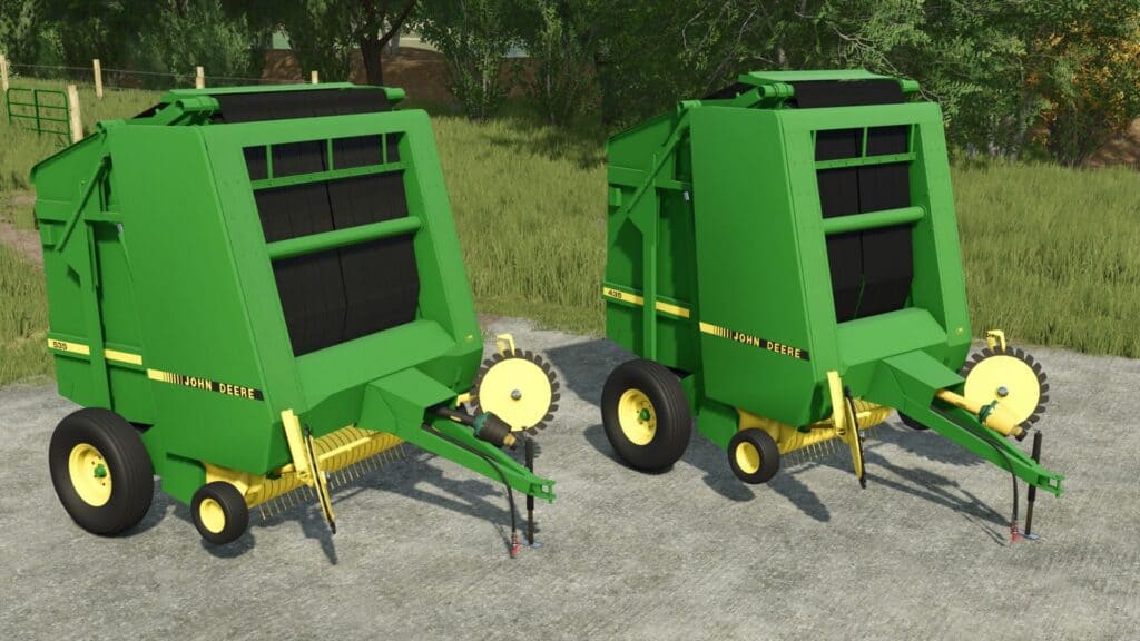 FS25 John Deere 435 / 535 V1.0 - FS 25 Implements & Tools Mod Download