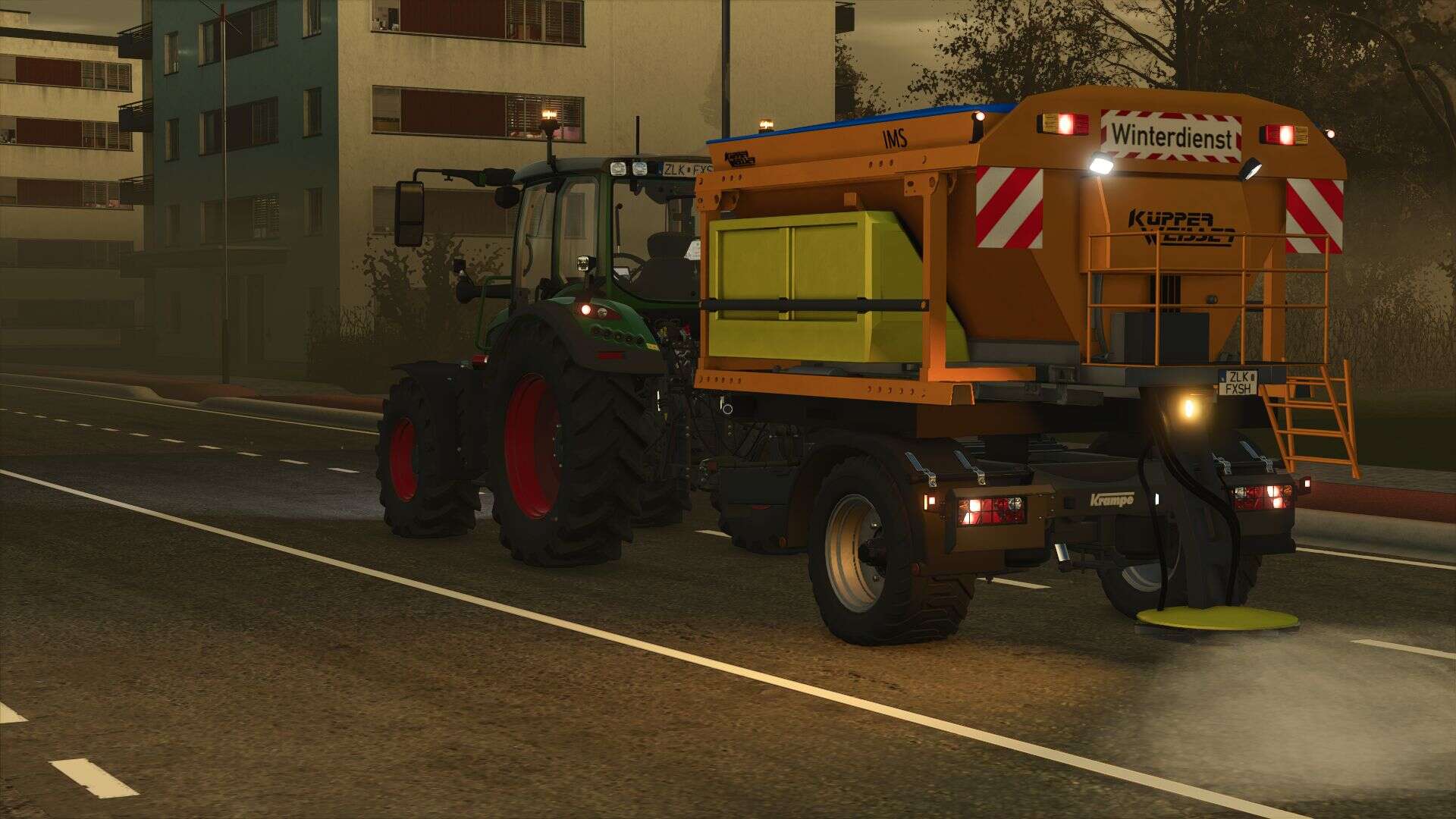 FS25 Küpper Weisser Salt spreader V1.0 - FS 25 Implements & Tools Mod ...