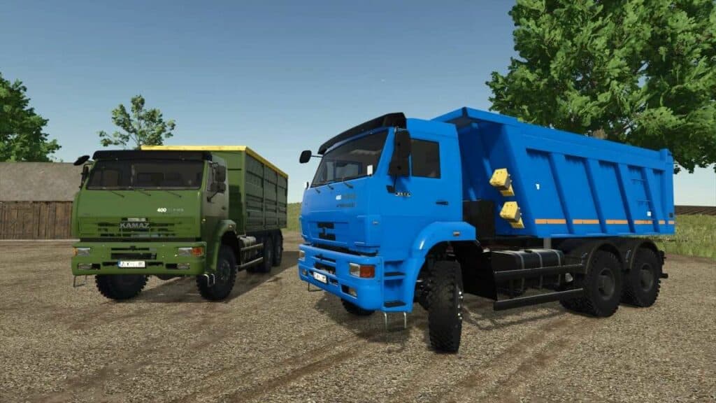FS25 KamAZ-6522 Pack v1 (2) - Farming simulator 19 / 17 / 15 Mod