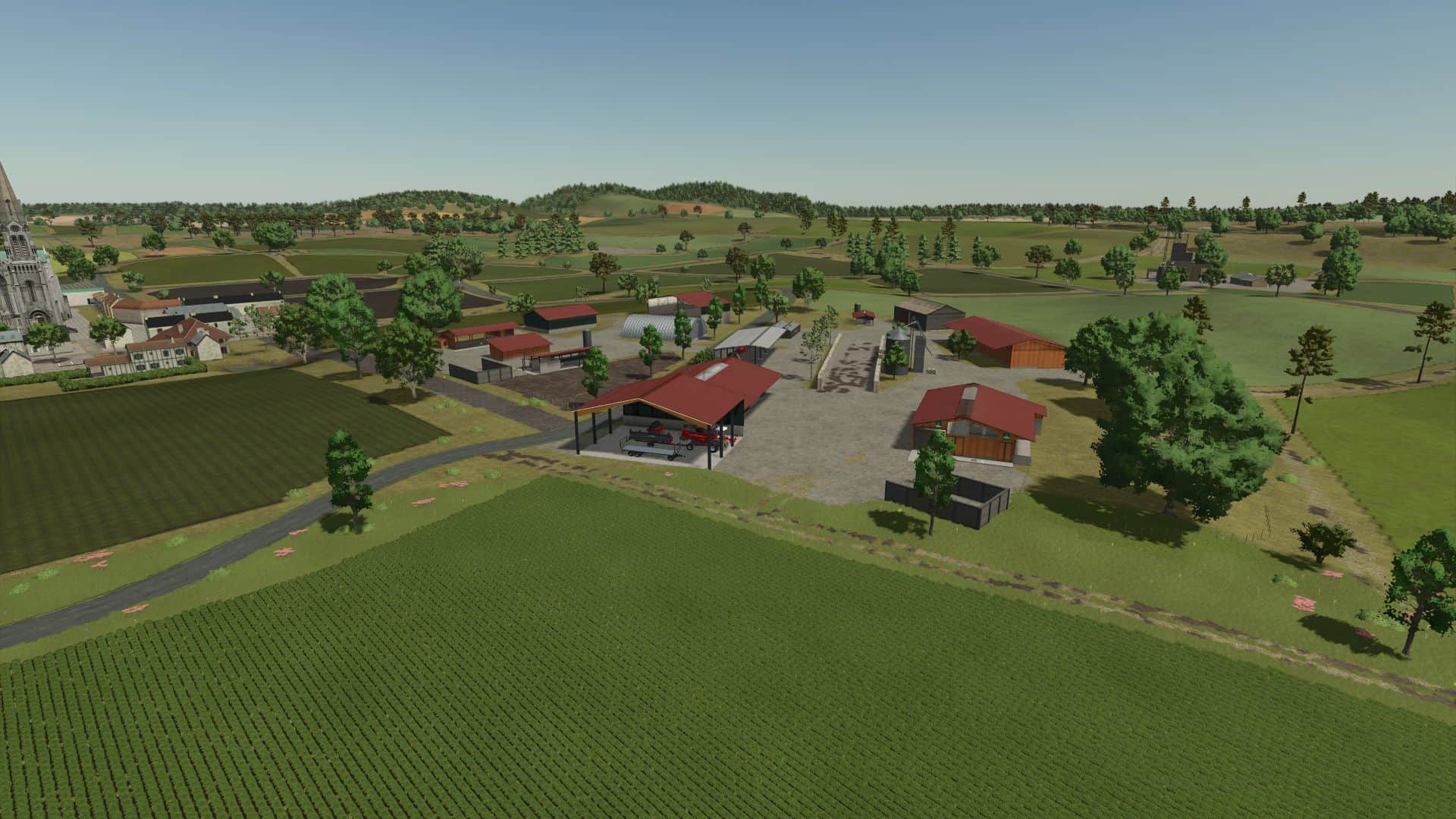 FS25 La Ferme de la Vallée Extension V1.2 - Farming simulator 19 / 17 ...