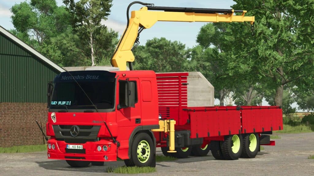 FS25 Mercedes Benz Atego Munck v1.0 - Farming simulator 19 / 17 / 15 Mod