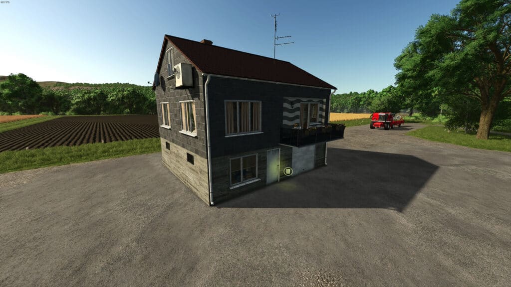 FS25 Modern Farmhouse v1.0 - FS 25 Buildings Mod Download