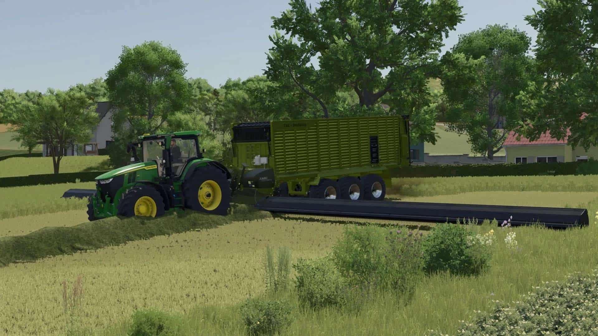 FS25 Pötinger Jumbo forage trailer v1.0 - FS 25 Trailers Mod Download