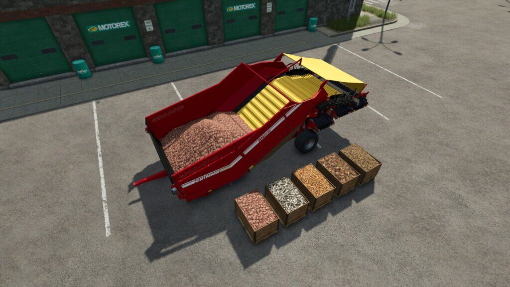 FS25 Root Crop Palletizer v1 (2) - Farming simulator 19 / 17 / 15 Mod