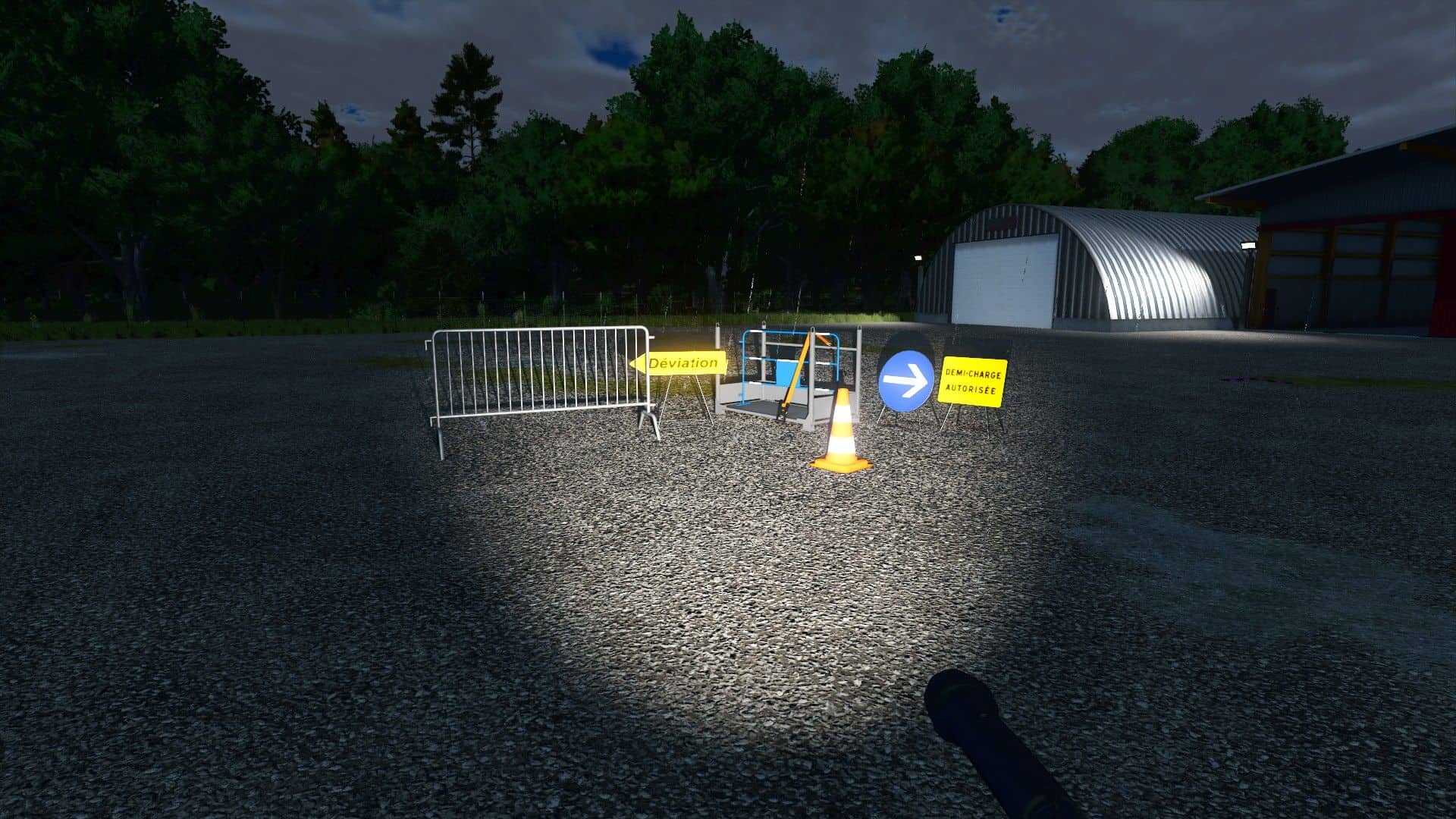 FS25 Site barriers’ pack V1 (1) - Farming simulator 19 / 17 / 15 Mod