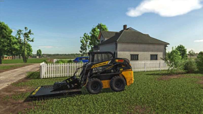 FS25 SkidSteer Mower v1.0 - FS 25 Implements & Tools Mod Download