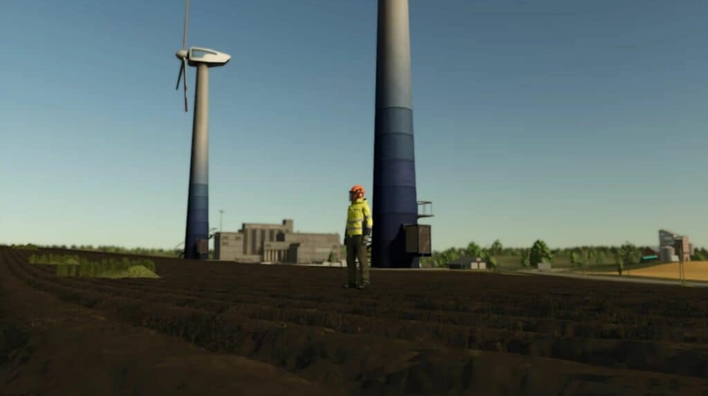 FS25 Wind Turbine Large 1.2.0.0 - FS 25 Objects Mod Download