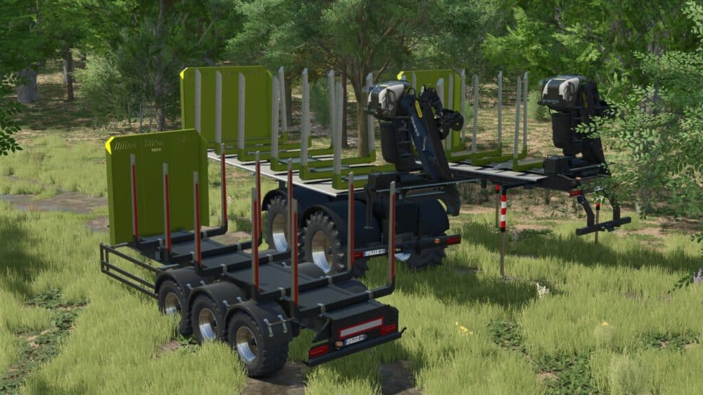 FS25 WobbyTec Wood Shuttle Pack v1 (2) - Farming simulator 19 / 17 / 15 Mod