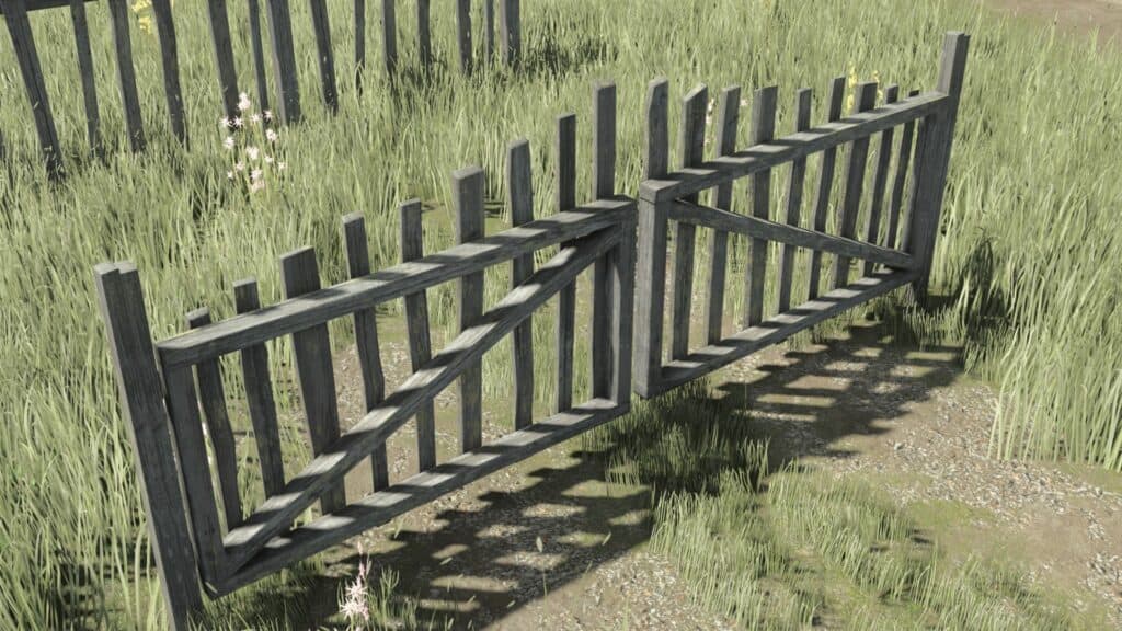 FS25 Old Fence Pack V1.0 - FS 25 Objects Mod Download