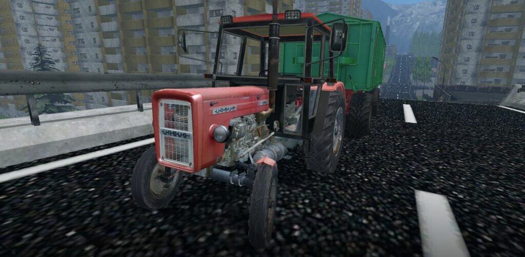 FS15 URSUS C 355 2WD NEW FL NAGLAK RED EXTRA HIT POLAND V1.1 - FS 15 ...