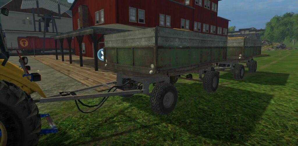 FS15 AUTOSAN D46B OLD GREEN POLAND EXTRA HIT V2.0 - FS 15 Trailers Mod ...
