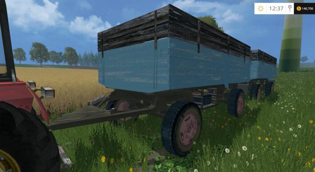 FS15 GKB 817 OLD CCCP RUSSIAN TRALIER BLUE V2.0 - FS 15 Trailers Mod ...