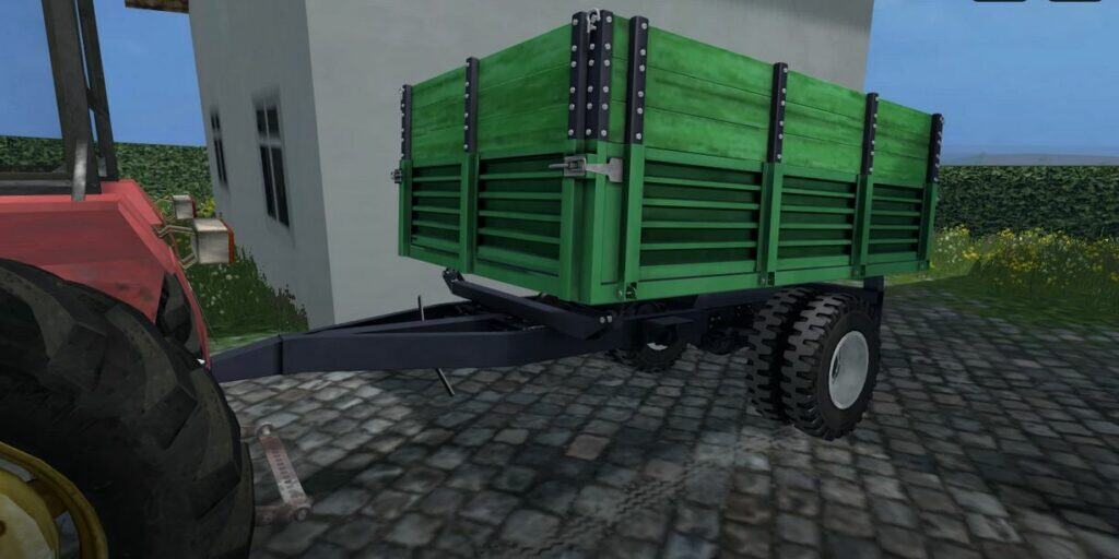 FS15 KAMIONSKA 4.5T PRIKOLICA NEW GREEN BLACK EXTRA HIT TRAILER V1.0 ...
