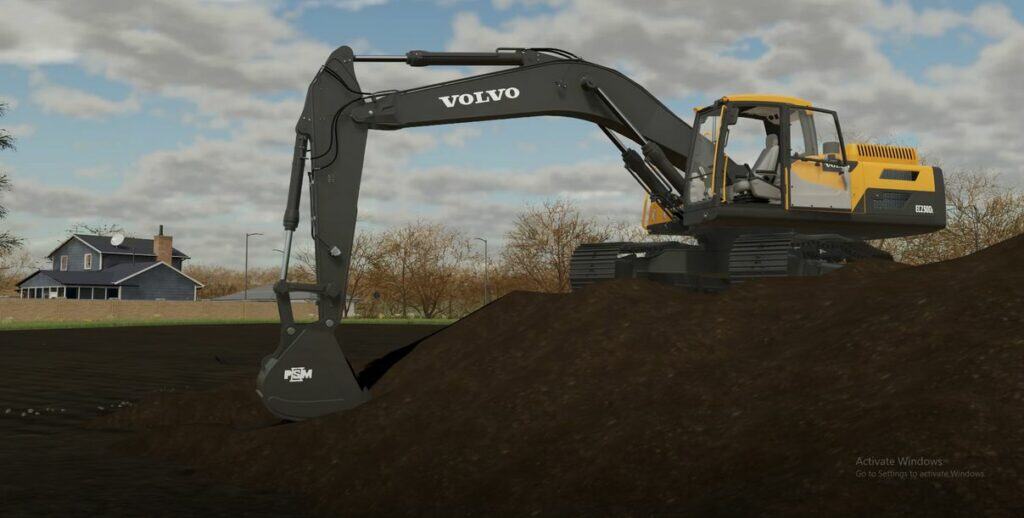 FS22 Volvo EC250D/EC300D Excavator v2.0 - FS 22 Forklifts / Excavators ...