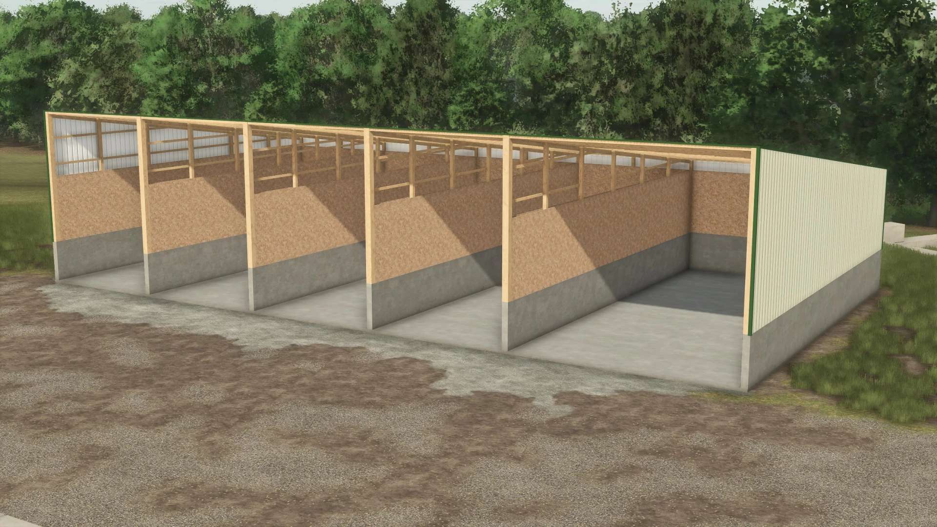 FS25 105×55 Commodity Barn v1.0 - FS 25 Buildings Mod Download