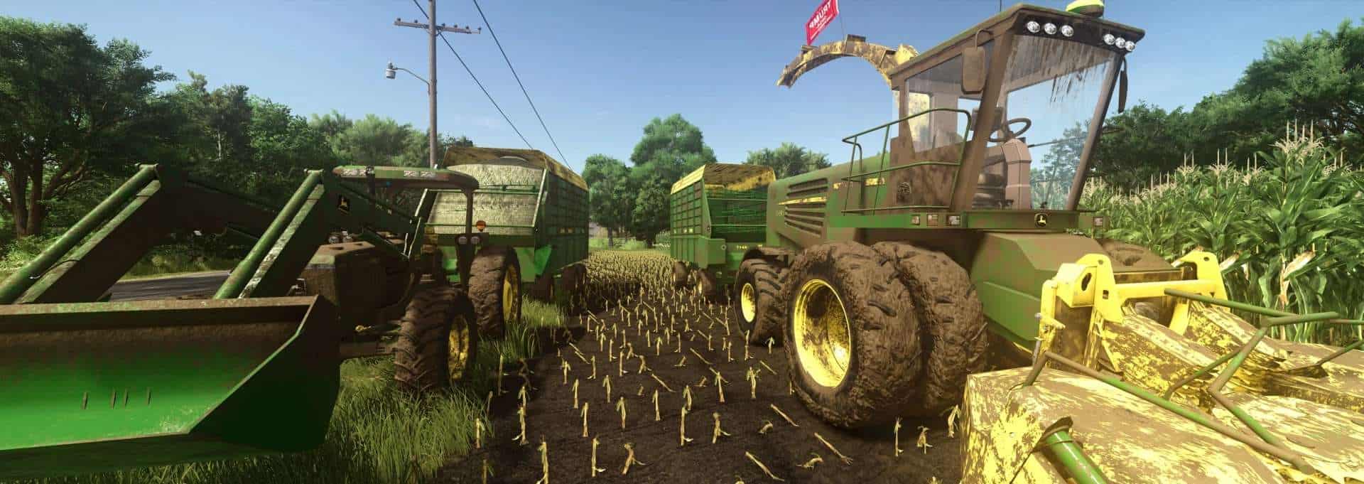 FS25 7×00 Deere Chopper v1.0 - Farming simulator 19 / 17 / 15 Mod