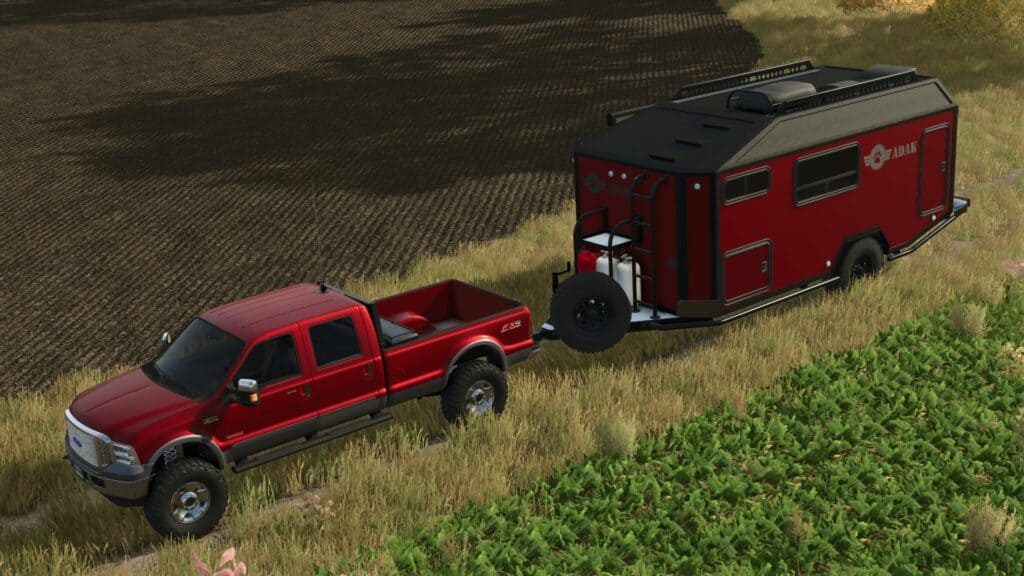 FS25 Adak Adventure Camper Trailer V1 (2) - Farming simulator 19 / 17 ...