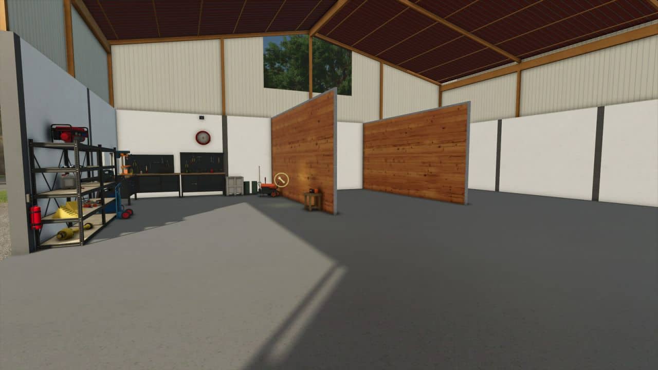 FS25 Big Garage 20×30 V1.0 - FS 25 Buildings Mod Download