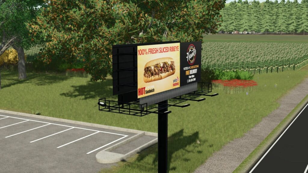 FS25 Billboard Pack Large V1 (4) - Farming simulator 19 / 17 / 15 Mod