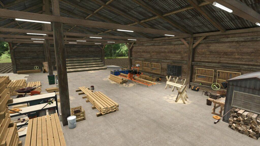 FS25 Carpenter Old Pallets And Bale Storage V1 (1) - Farming simulator ...