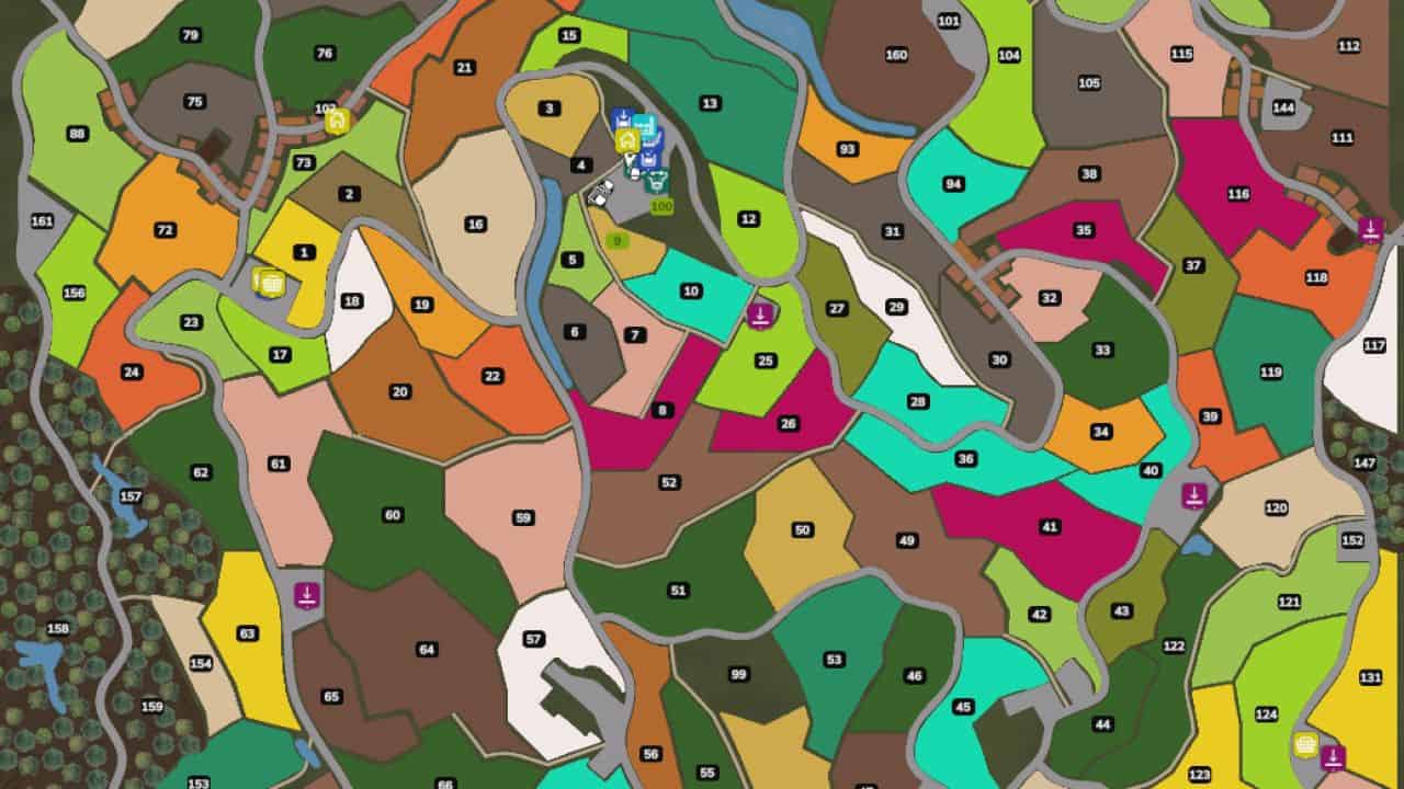 FS25 Carte De France V2.0 - FS 25 Maps Mod Download