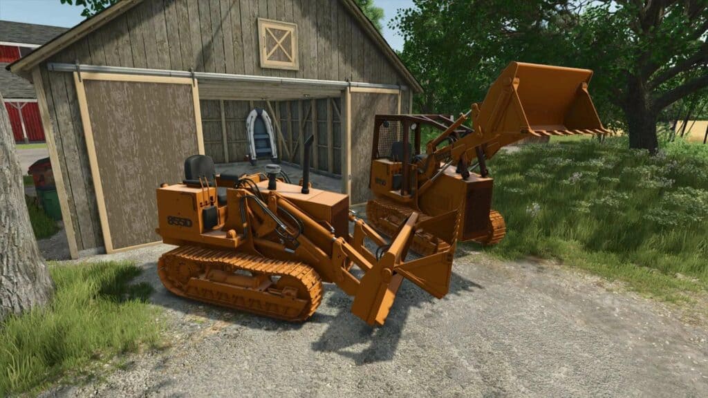 FS25 Case 855D Track Loader v1.1 - FS 25 Forklifts / Excavators Mod ...